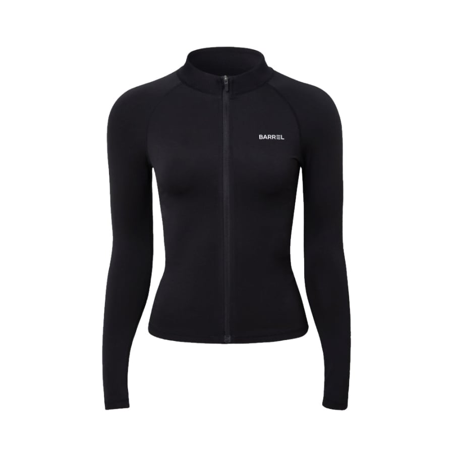 Barrel Women Essential Zip-Up Rashguard-BLACK – Barrel Hong Kong