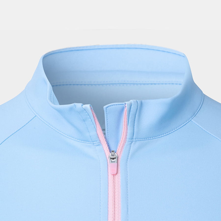 Barrel Women Motion Crop Zip-Up Rash Guard-AQUA – Barrel Hong Kong